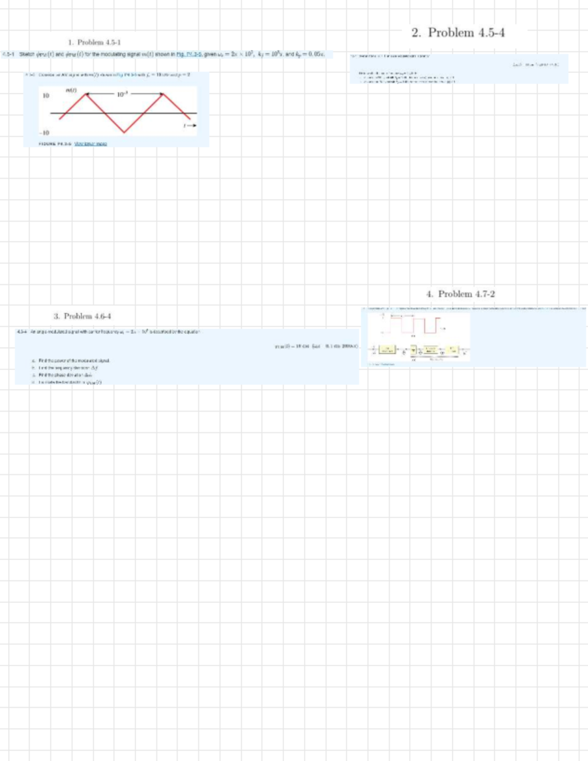 EE458 Homework 4 Solutions: Modulating Signal Analysis - Studocu