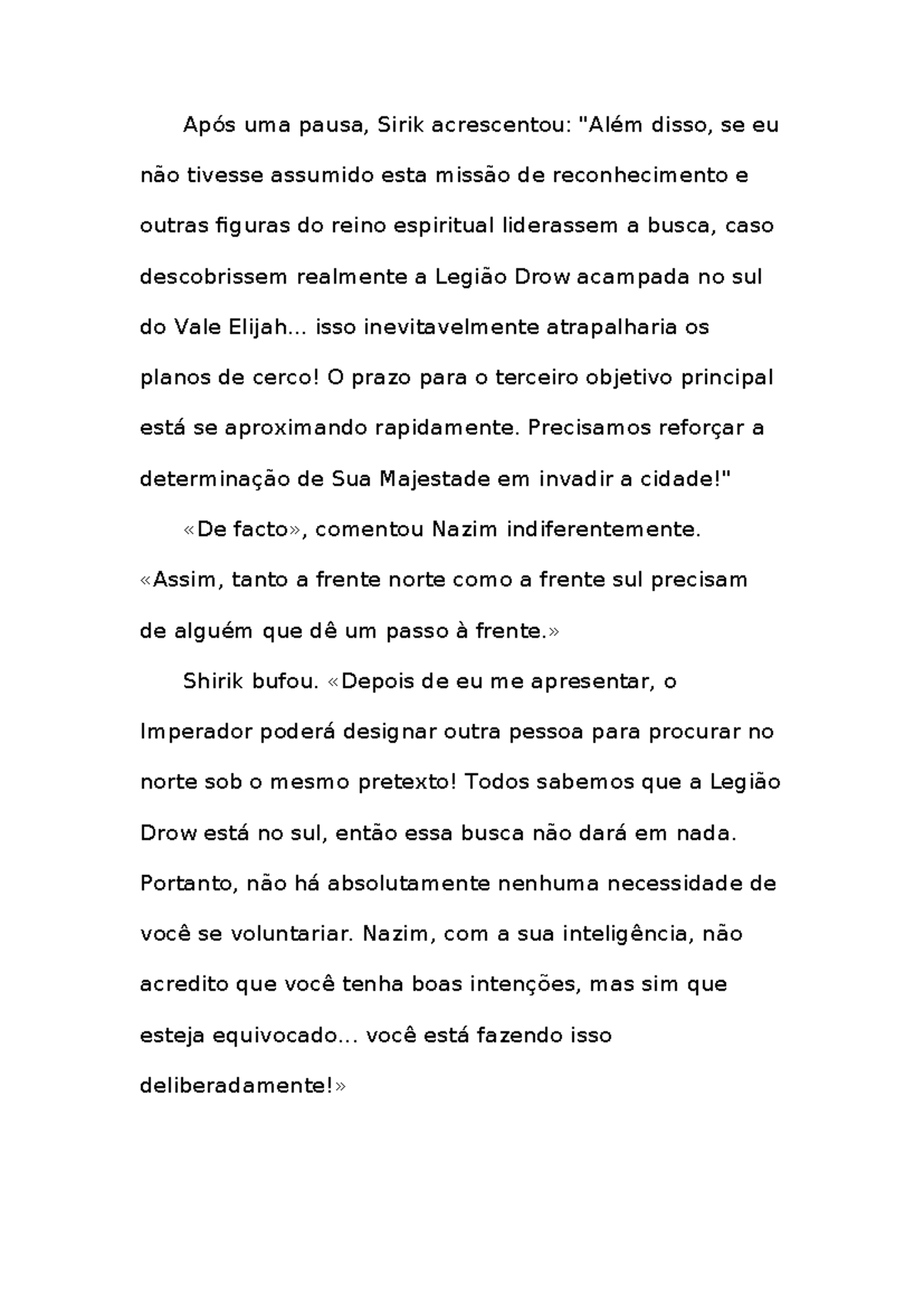Análise da Missão de Reconhecimento e a Legião Drow - I N0Zp1dv - Studocu