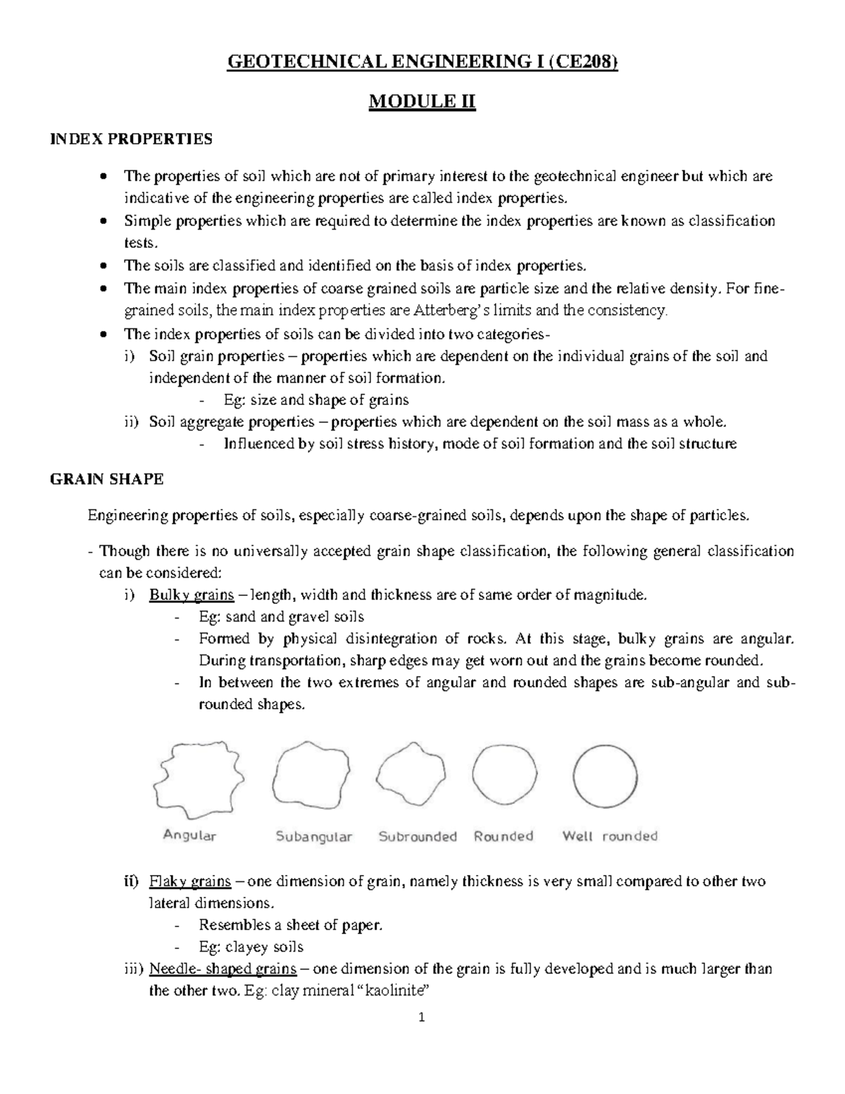 GT (CE208) - Geotechnical engineering notes for KTU civil engineering ...
