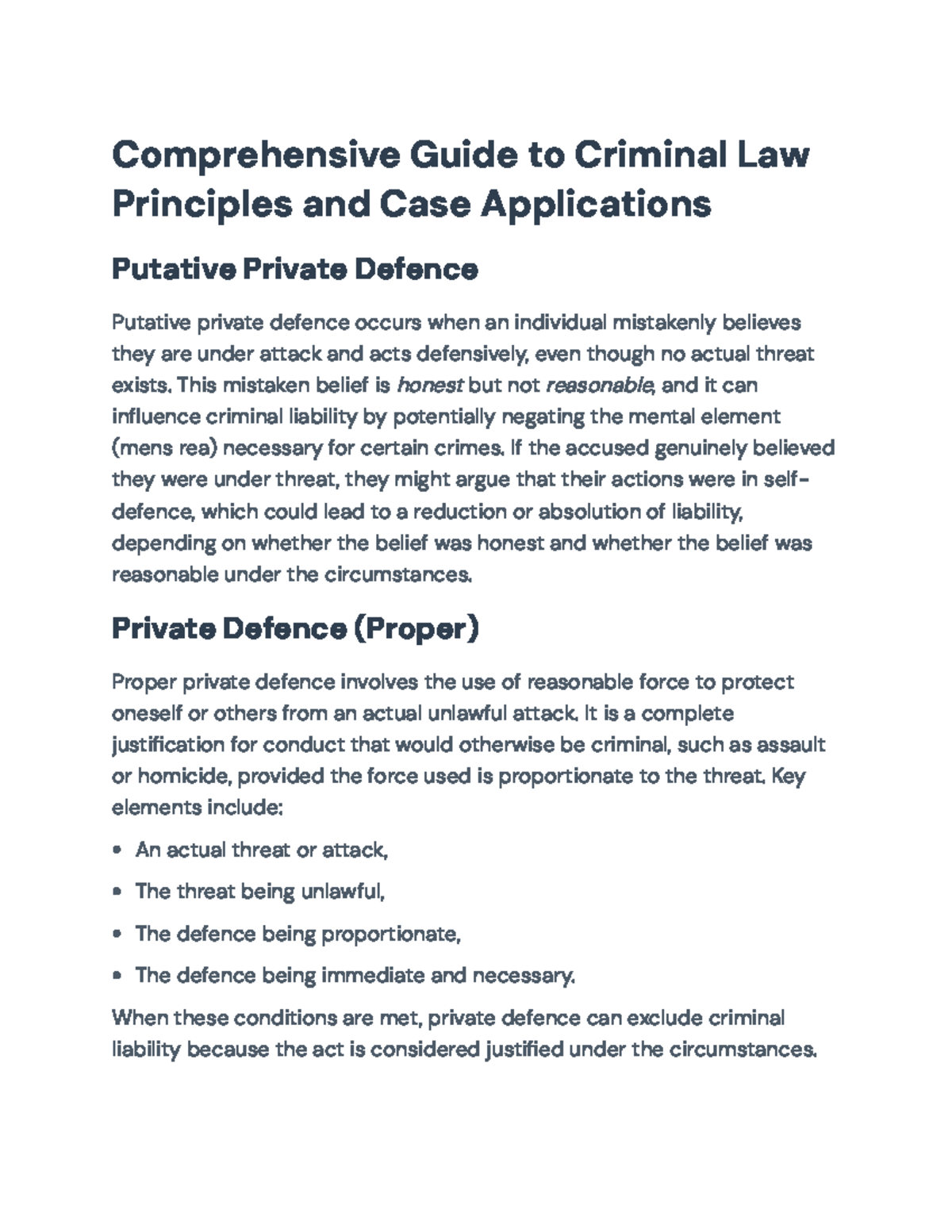 Comprehensive Guide to Criminal Law: Principles & Case Applications ...