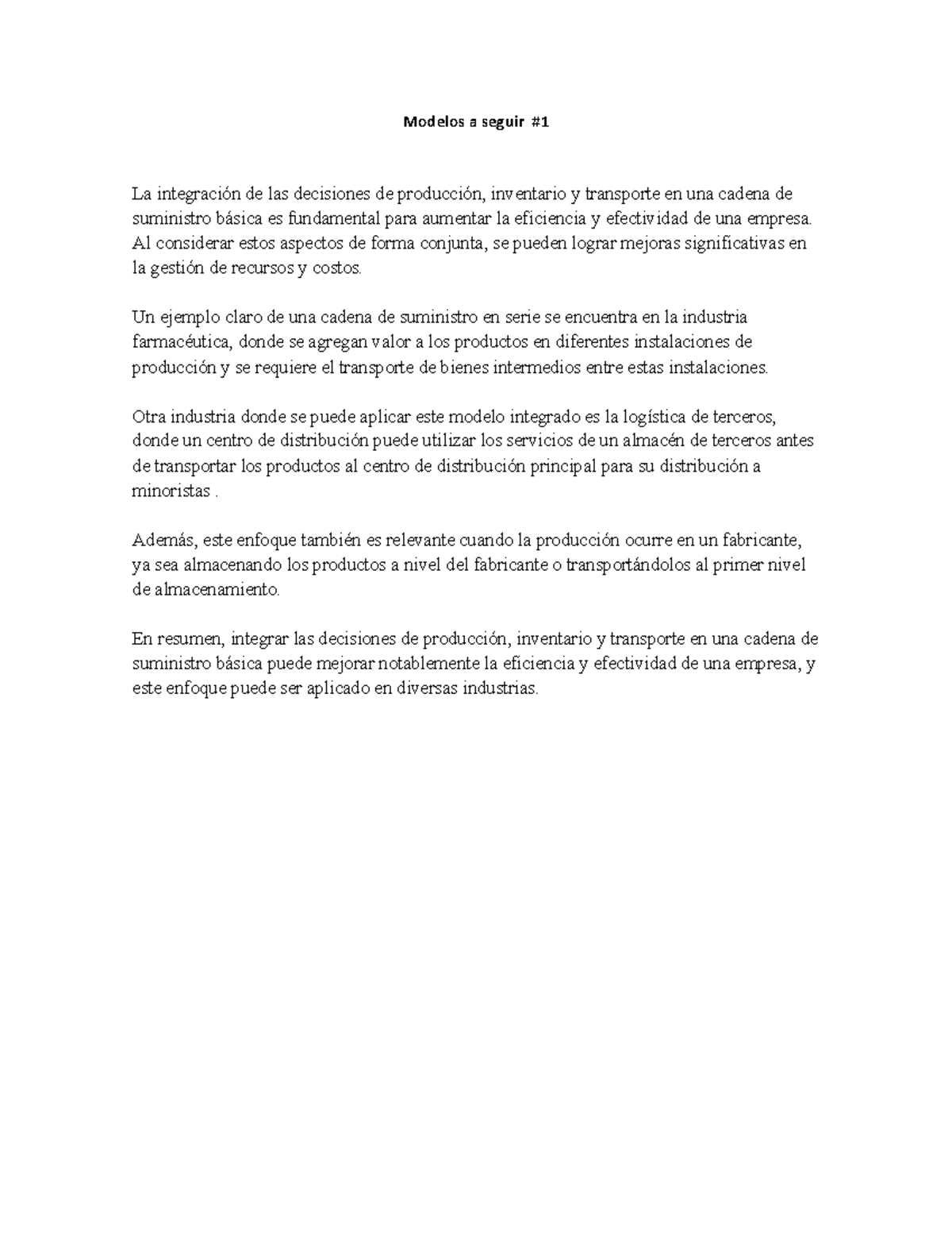 Modelos a seguir - evaluacion semana 4 - Modelos a seguir # La ...
