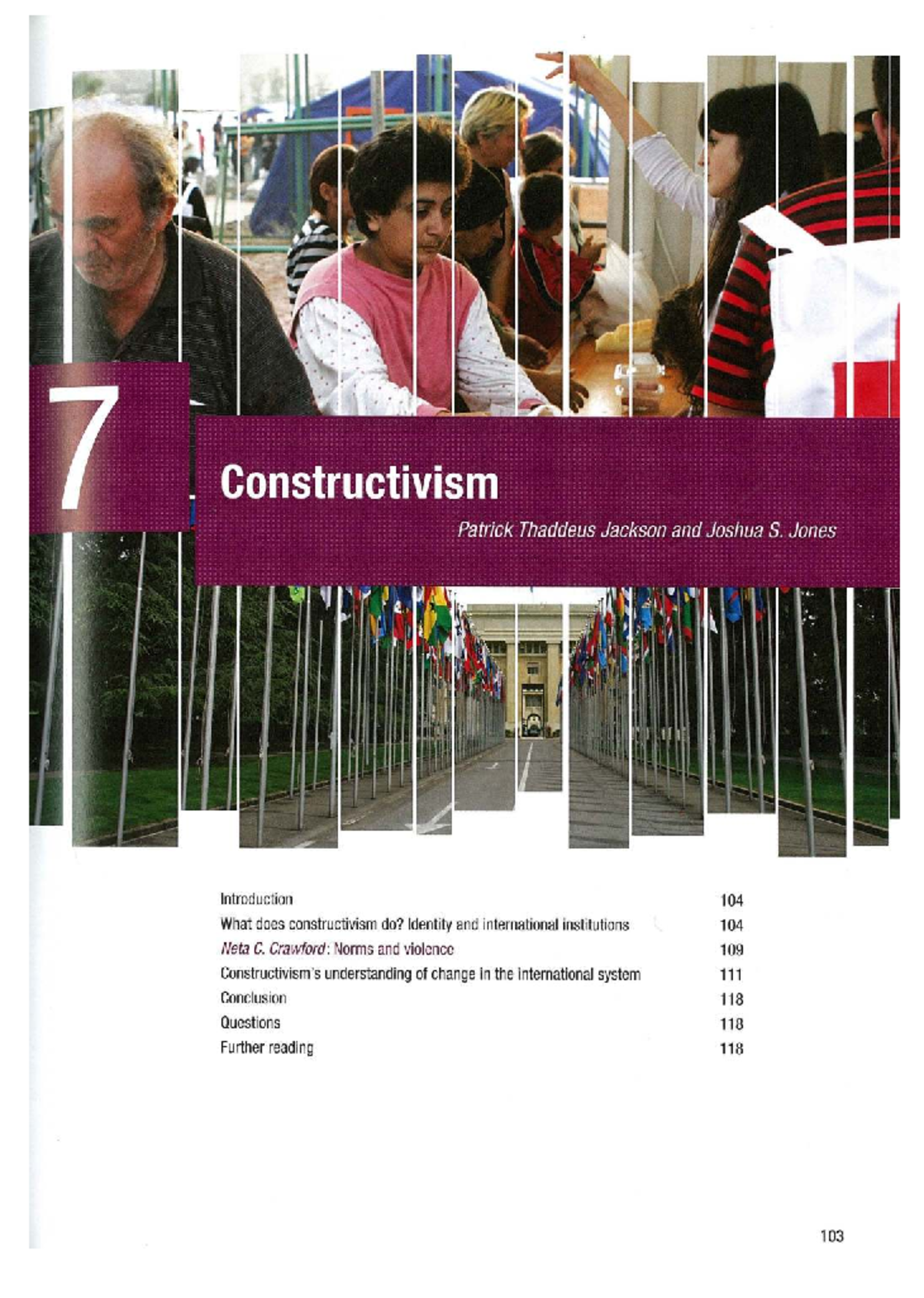 POLS104 Constructivism: Understanding Identity in International ...