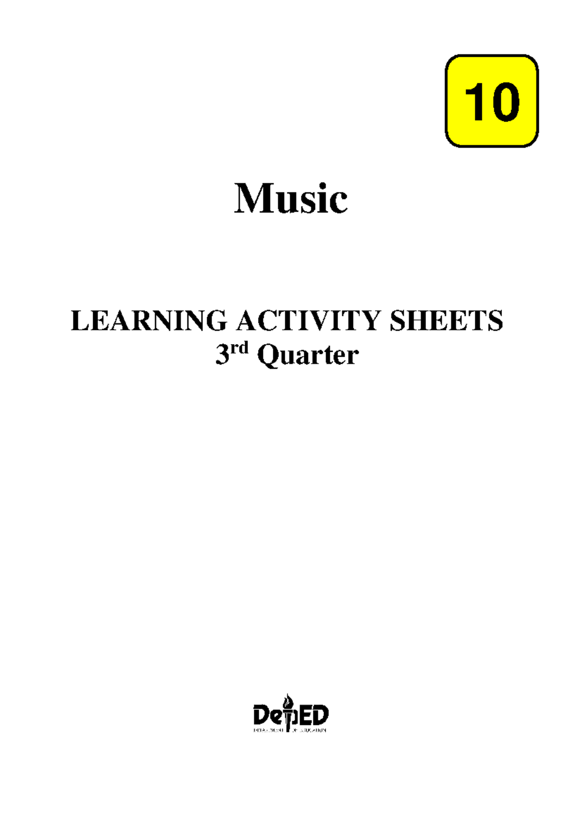 Music-Grade 10-Quarter 3- Salinas HIGH School - Music LEARNING ACTIVITY ...