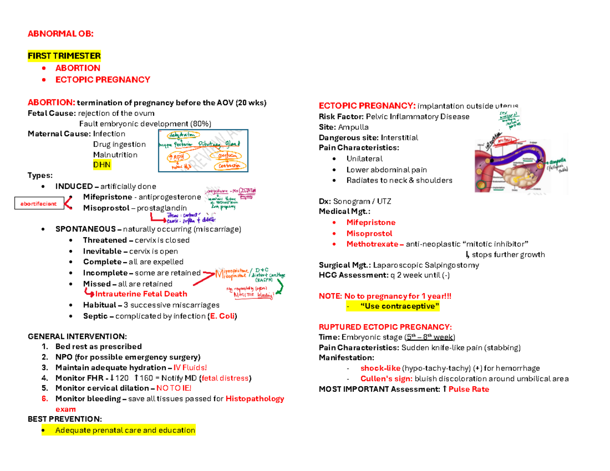 Abnormal Obstetrics: Key Concepts on Pregnancy Risks and Management ...