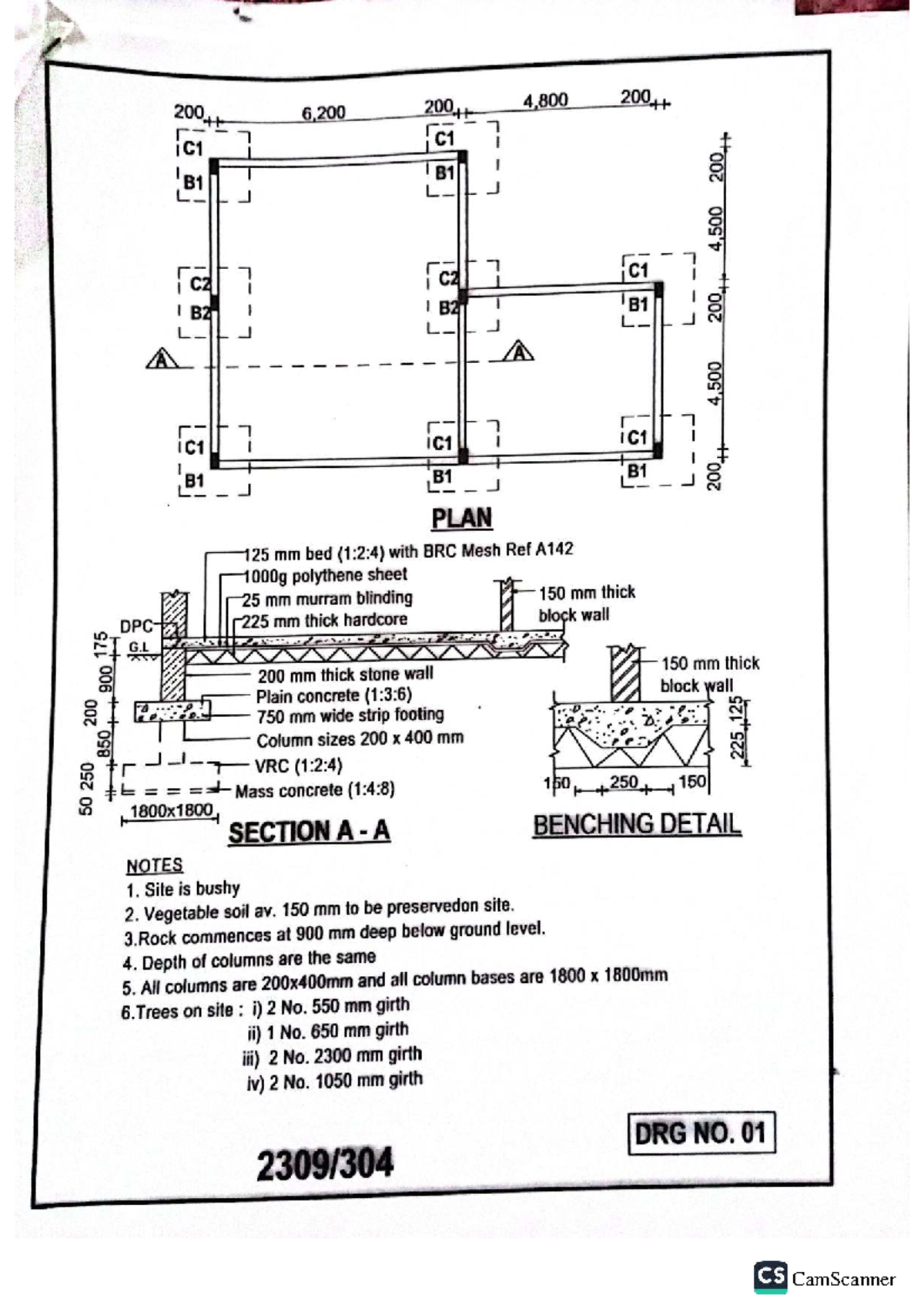 Substructure Design Details - Columns (DRG NO. 01 CS) - Studocu