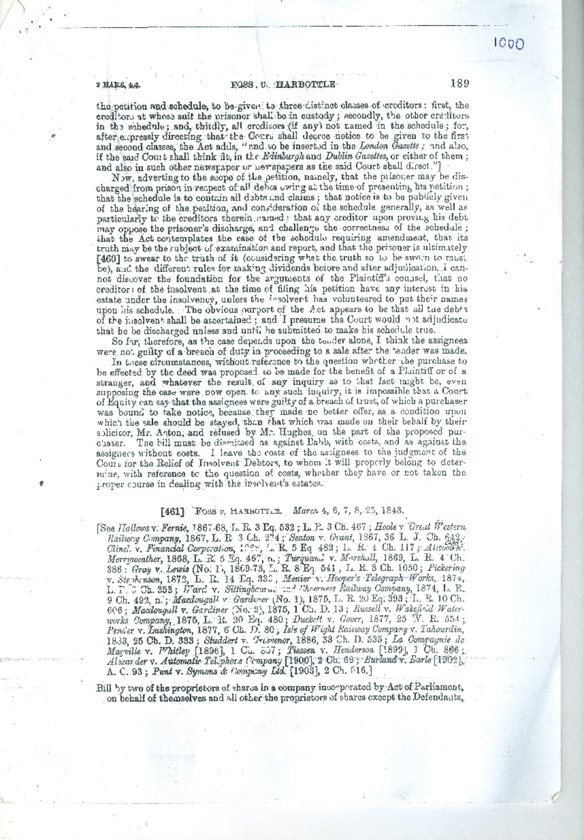 Foss V Harbottle - These are practical materials to guide students in ...