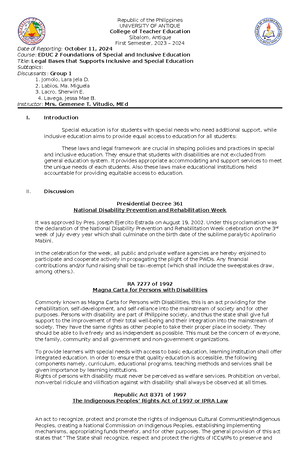 General education in special education: promoting inclusion and support ...