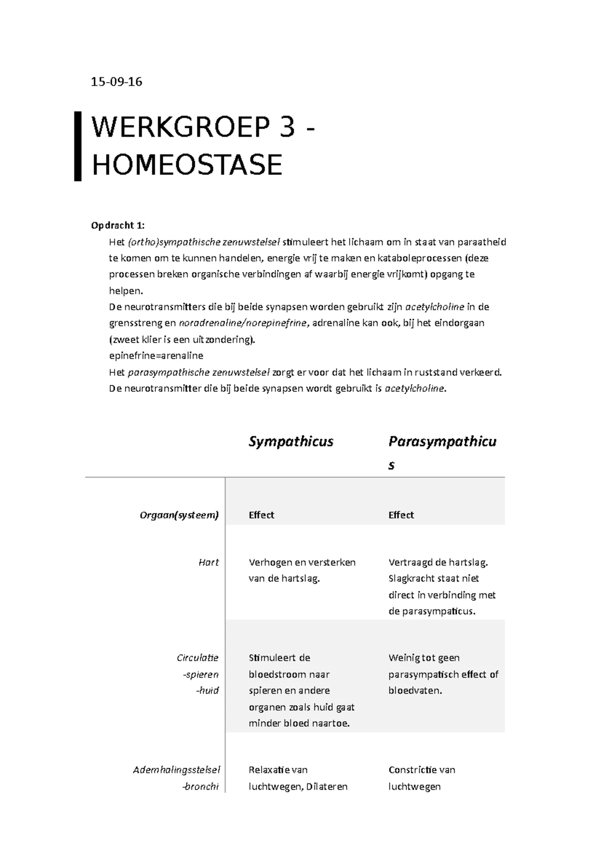 Zelfstudie opdrachten vorm & functie - Zelfstudie 1 – werkgroep 1 VI ...