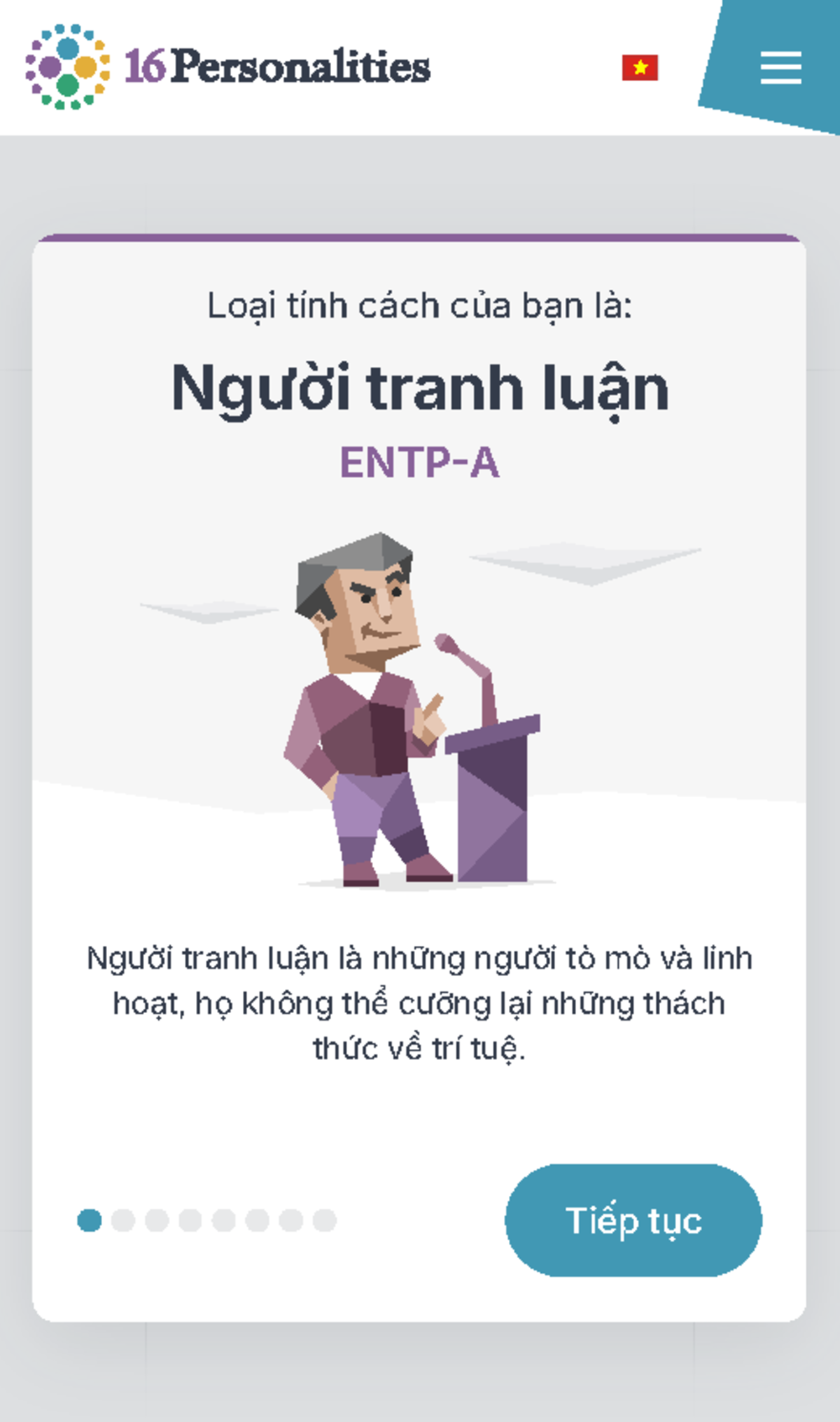 Tính cách ENTP (Người tranh luận) 16Personalities - vi điều khiển ô tô - Loại tính cách của ...