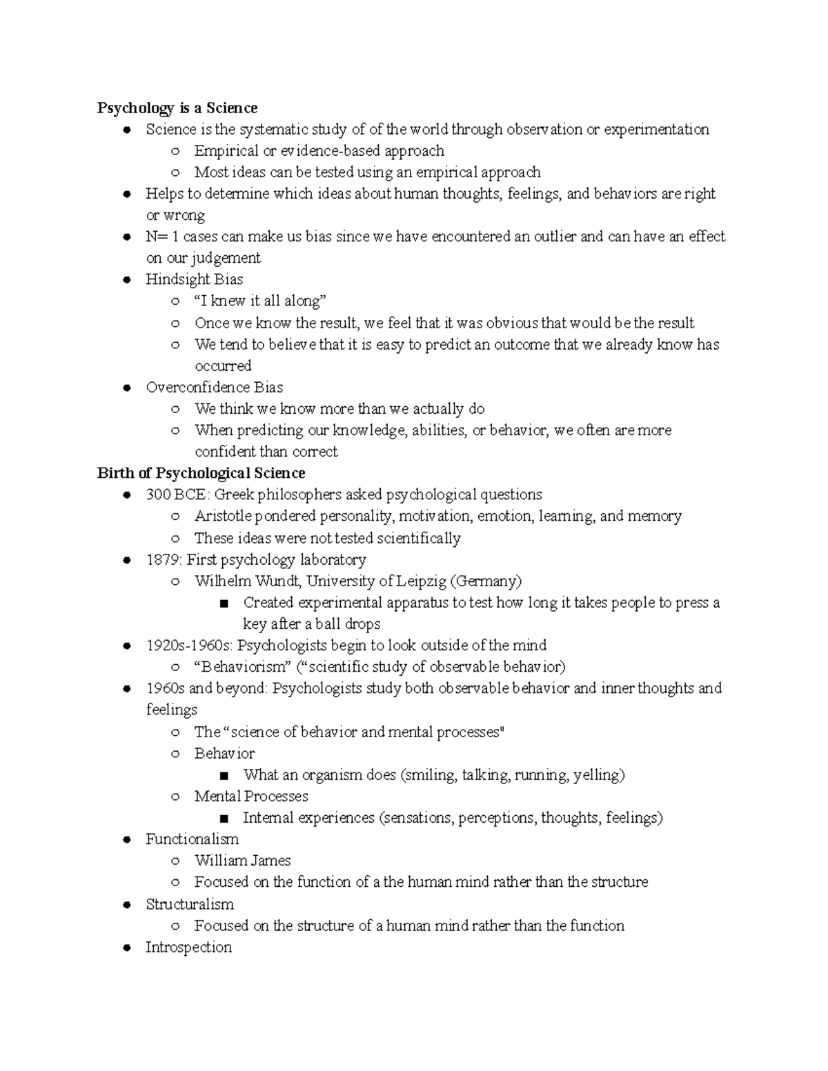 Psychology 101: Key Concepts, Theories, and Experiments Overview - Studocu