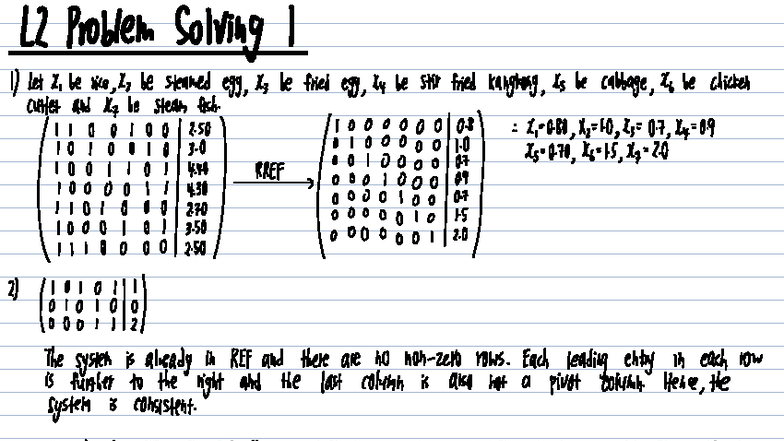 L2 Problem Solving - Practice Questions and Solutions - Studocu