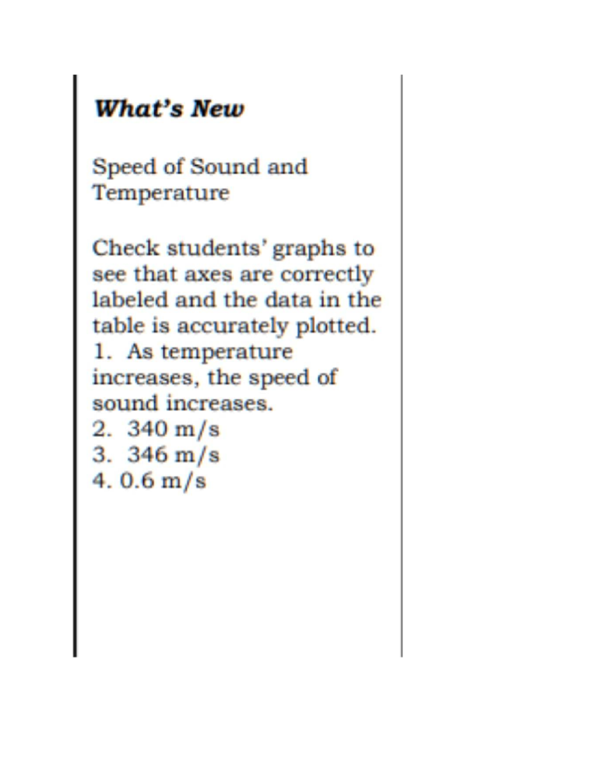 Sound Activity: Analyzing Speed of Sound vs. Temperature Graphs - Studocu