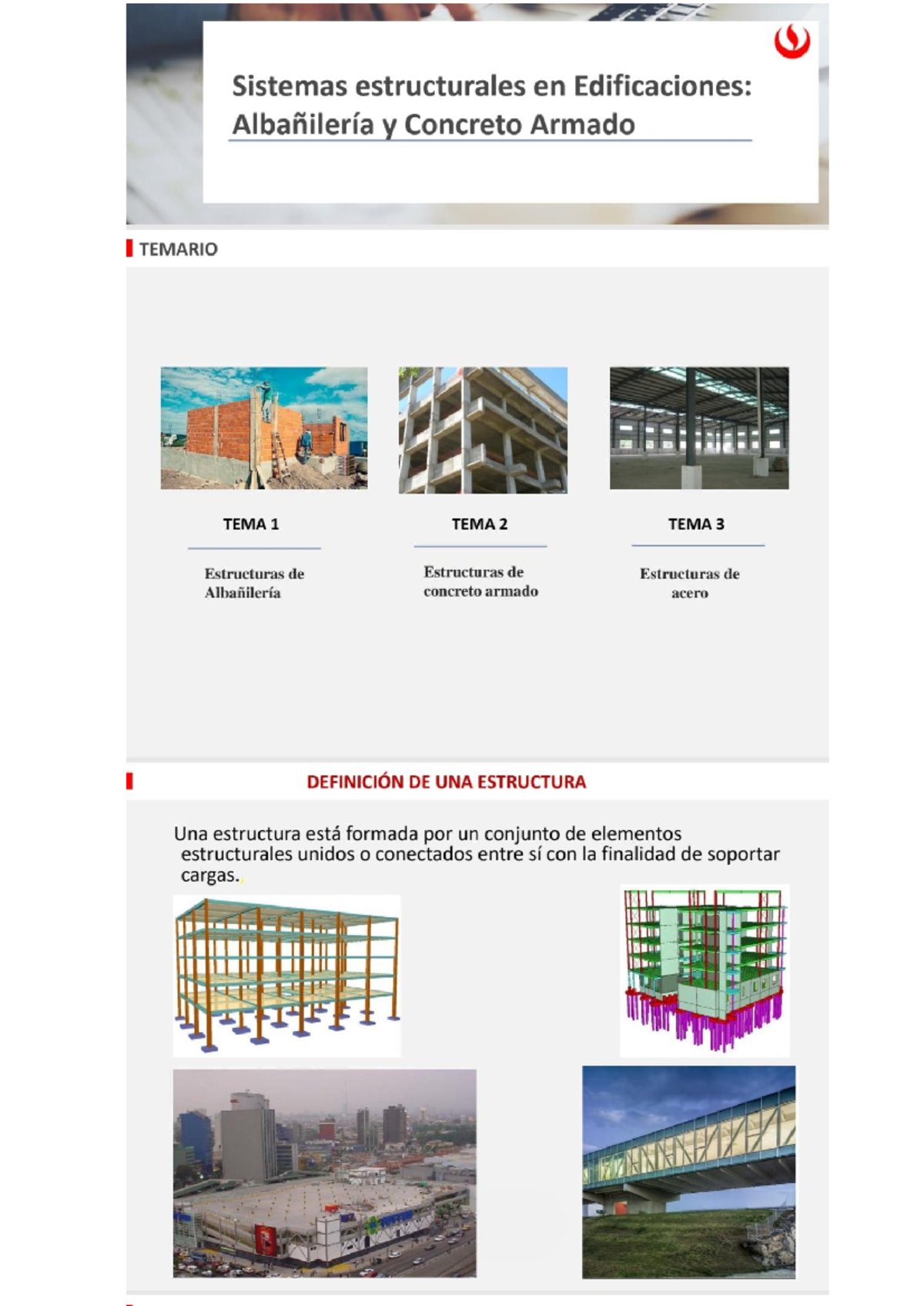 Documento mode - repaso modelacion II - Modelacion estructural II - Studocu