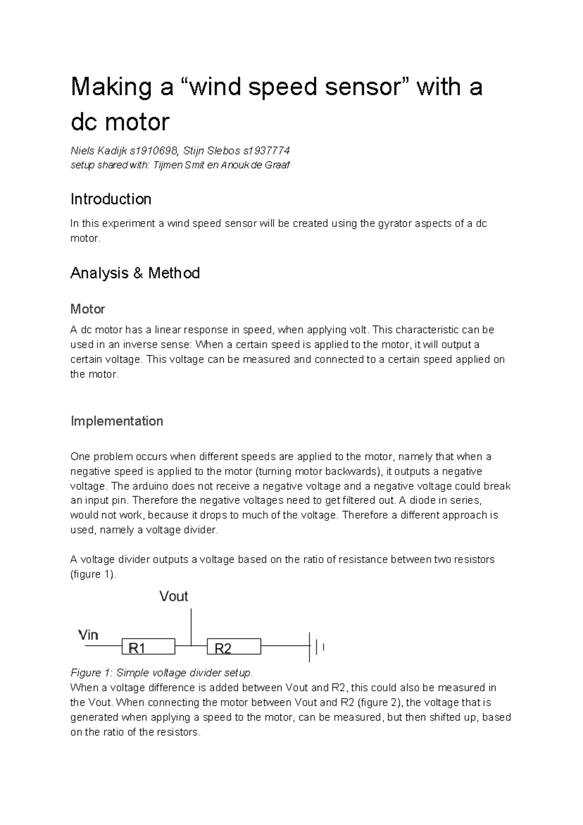Creating a Wind Speed Sensor Using a DC Motor: A Practical Experiment ...