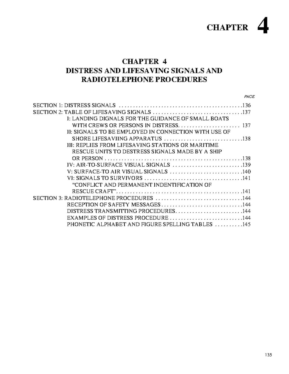 CHAPTER 4: DISTRESS SIGNALS & RADIOTELEPHONE PROCEDURES - Studocu