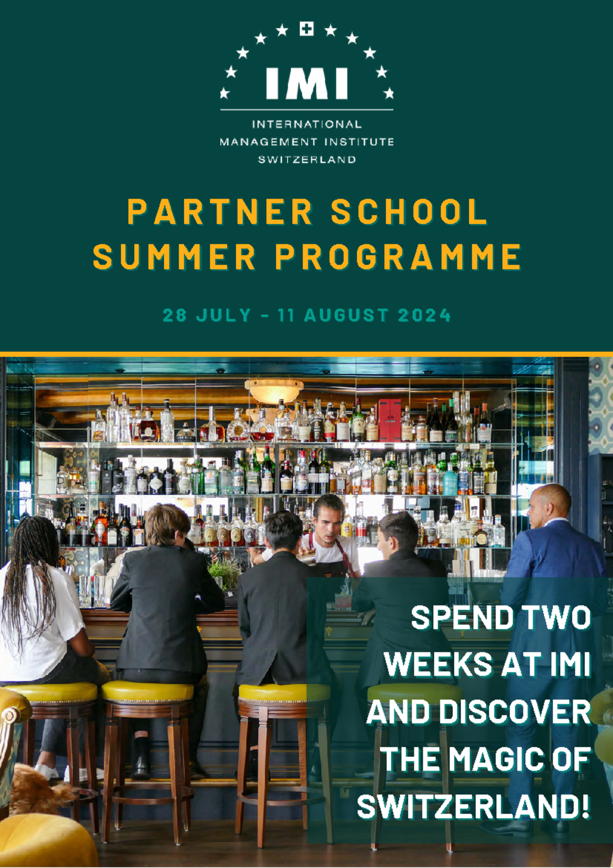 IMI Partner School Summer Programme 2024: Discover Switzerland! - Studocu