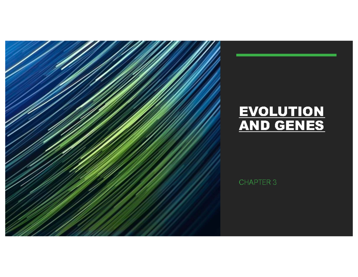 Ch 3 EVOLUTION & GENETICS: The Journey of Modern Humans - Studocu