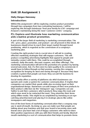 Unit 17 Assignment 2 - Unit 17 Assignment 2 Molly Morgan Hennessy Introduction: Within this ...