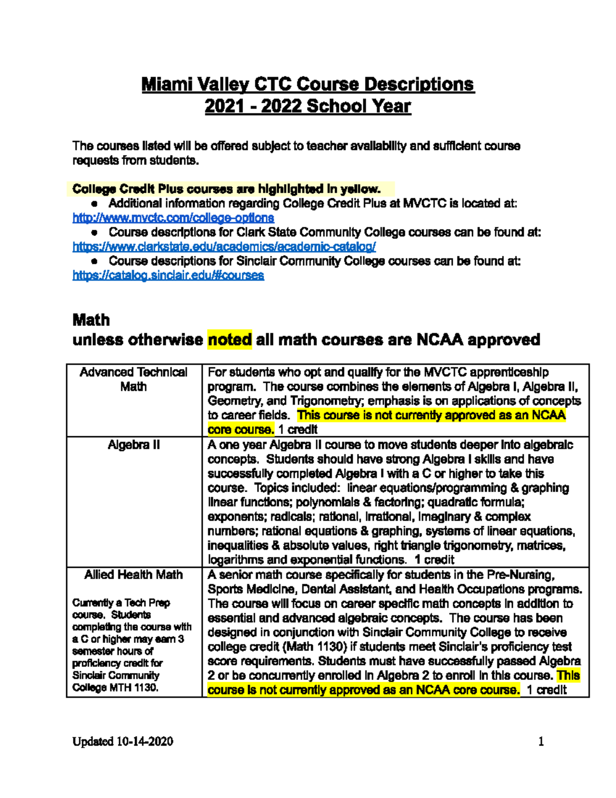 Course-description-catalog 2 - Miami Valley CTC Course Descriptions ...