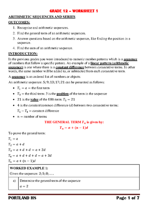 11 Maths TERM 1 - Exponents AND Surds 2024 - OUTCOMES: Simplify ...