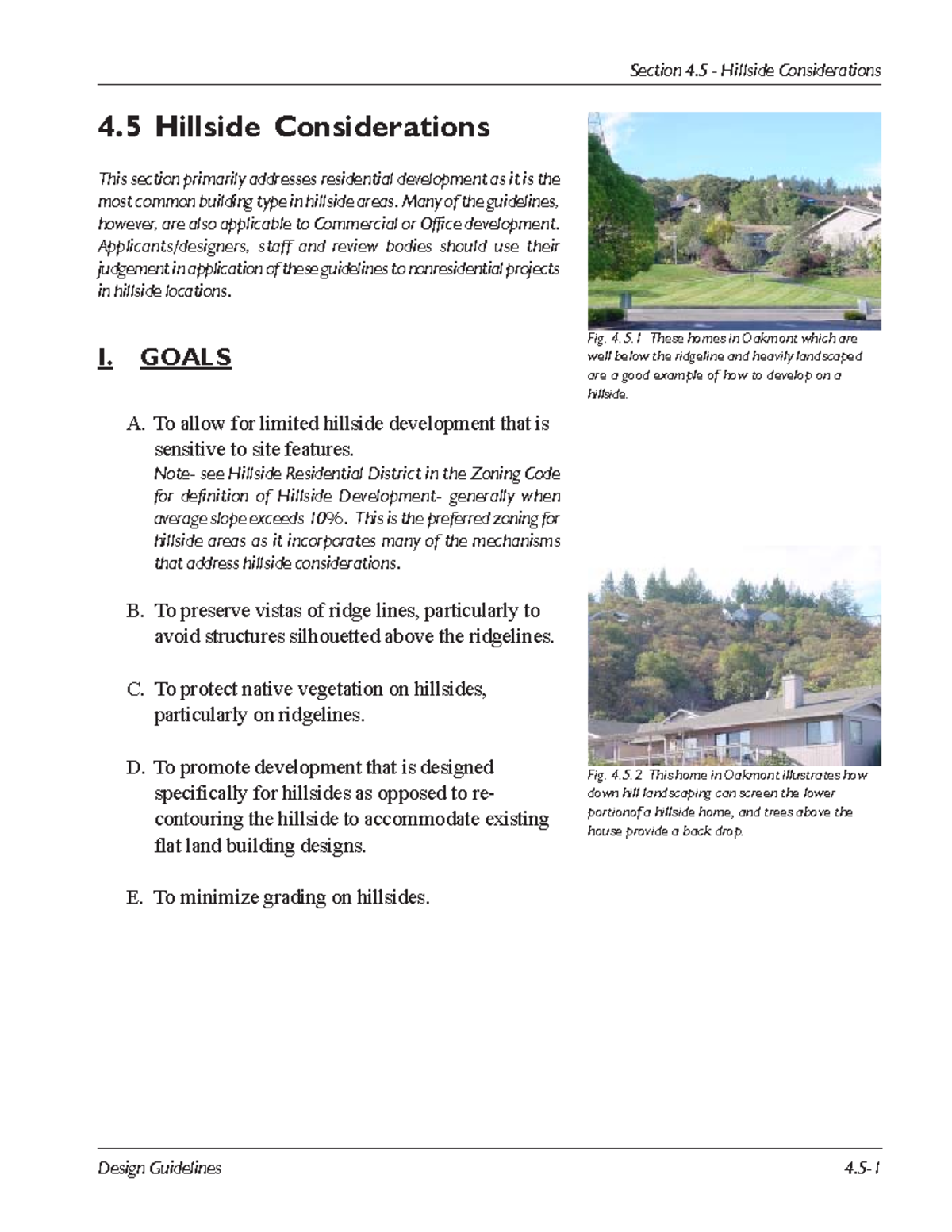 Hillside Development Guidelines 4.5: Best Practices and Considerations - Studocu
