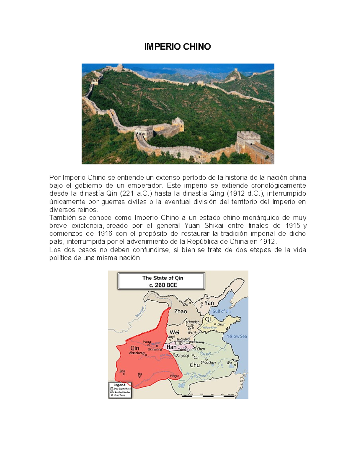 Mapa Do Imperio Qin Historia De China Wikipedia, La Enciclopedia
