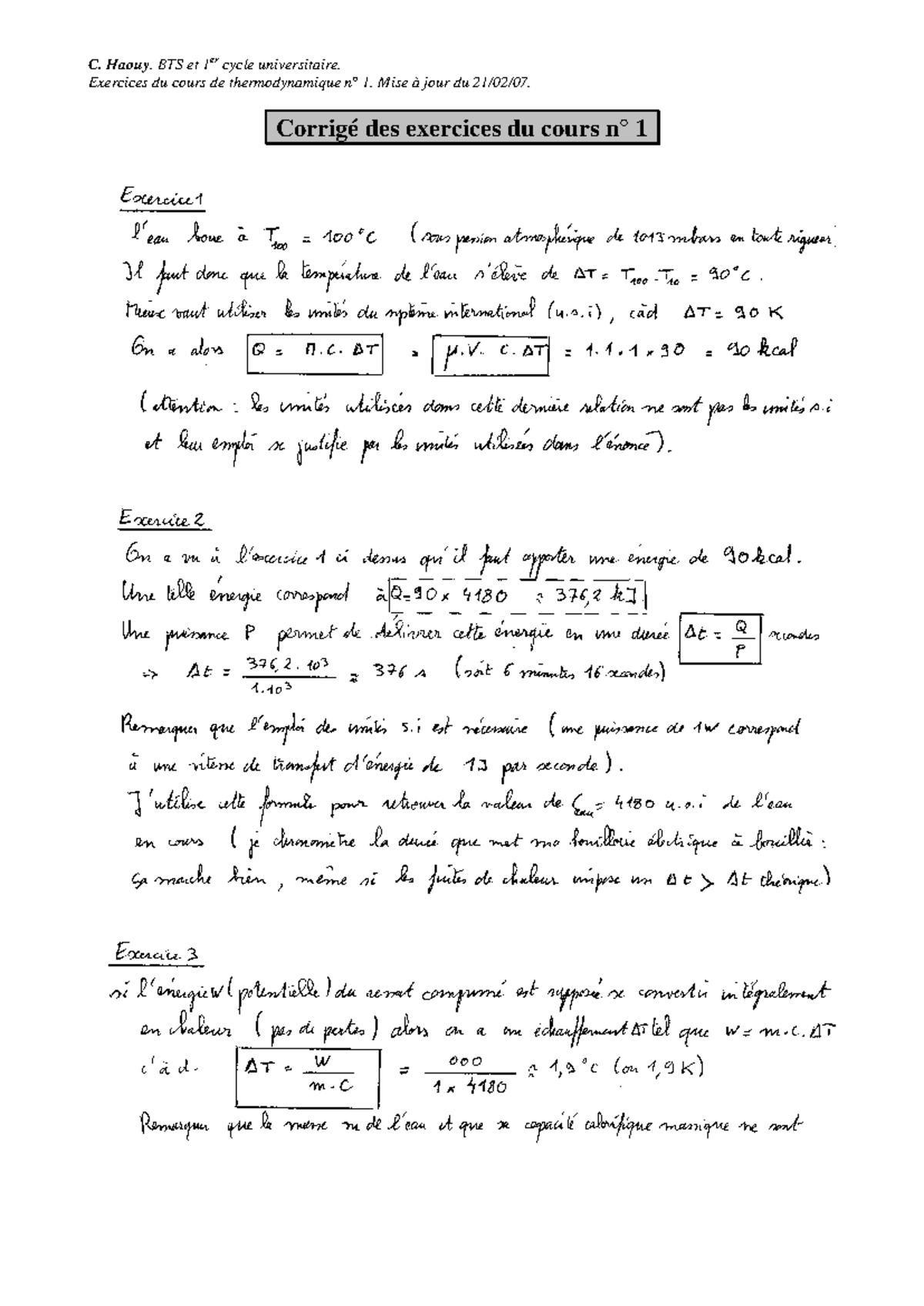 Corr cours 1-2 - cv de la mise a niveau du rendu intermédiaire ...