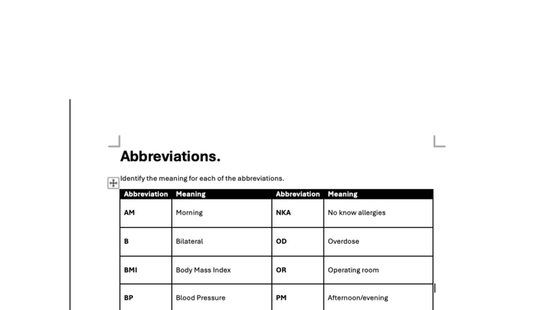 Abbreviations and Their Meanings: A Comprehensive Guide - Studocu