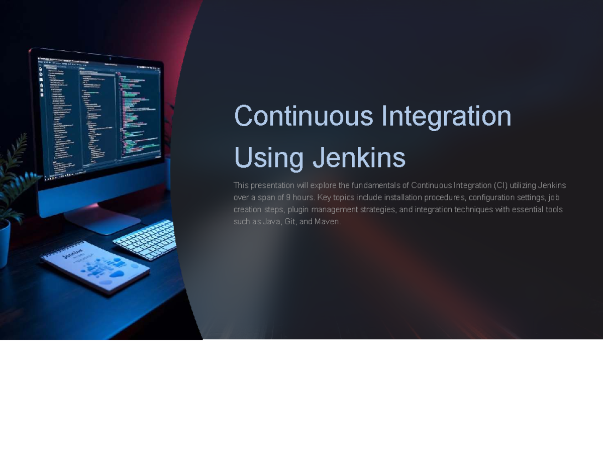 Continuous Integration Fundamentals with Jenkins (CI-101) - Studocu