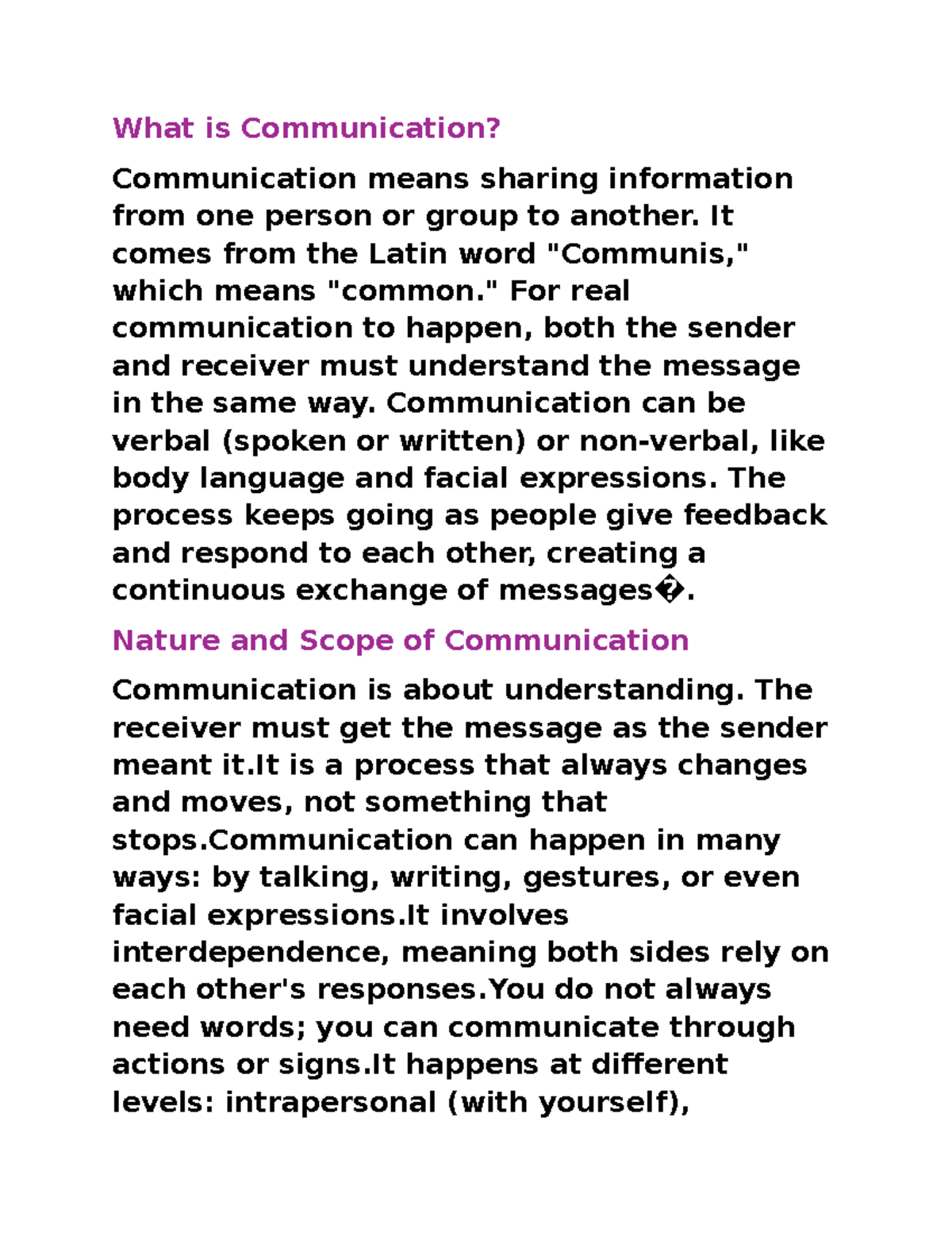 Semiotic Theory & Communication Models Overview (Comm 101) - Studocu