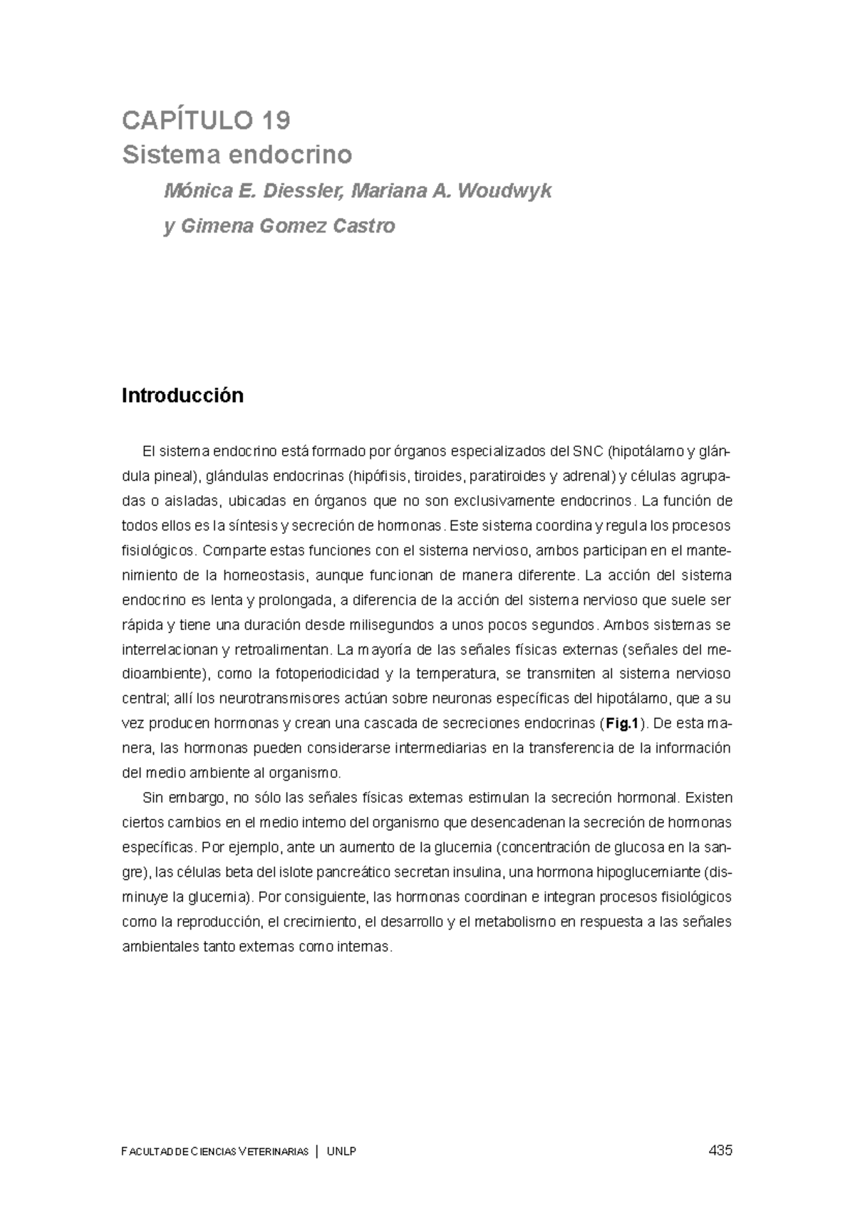 Título del documento: **Capítulo 19: Anatomía del Sistema Endocrino ...