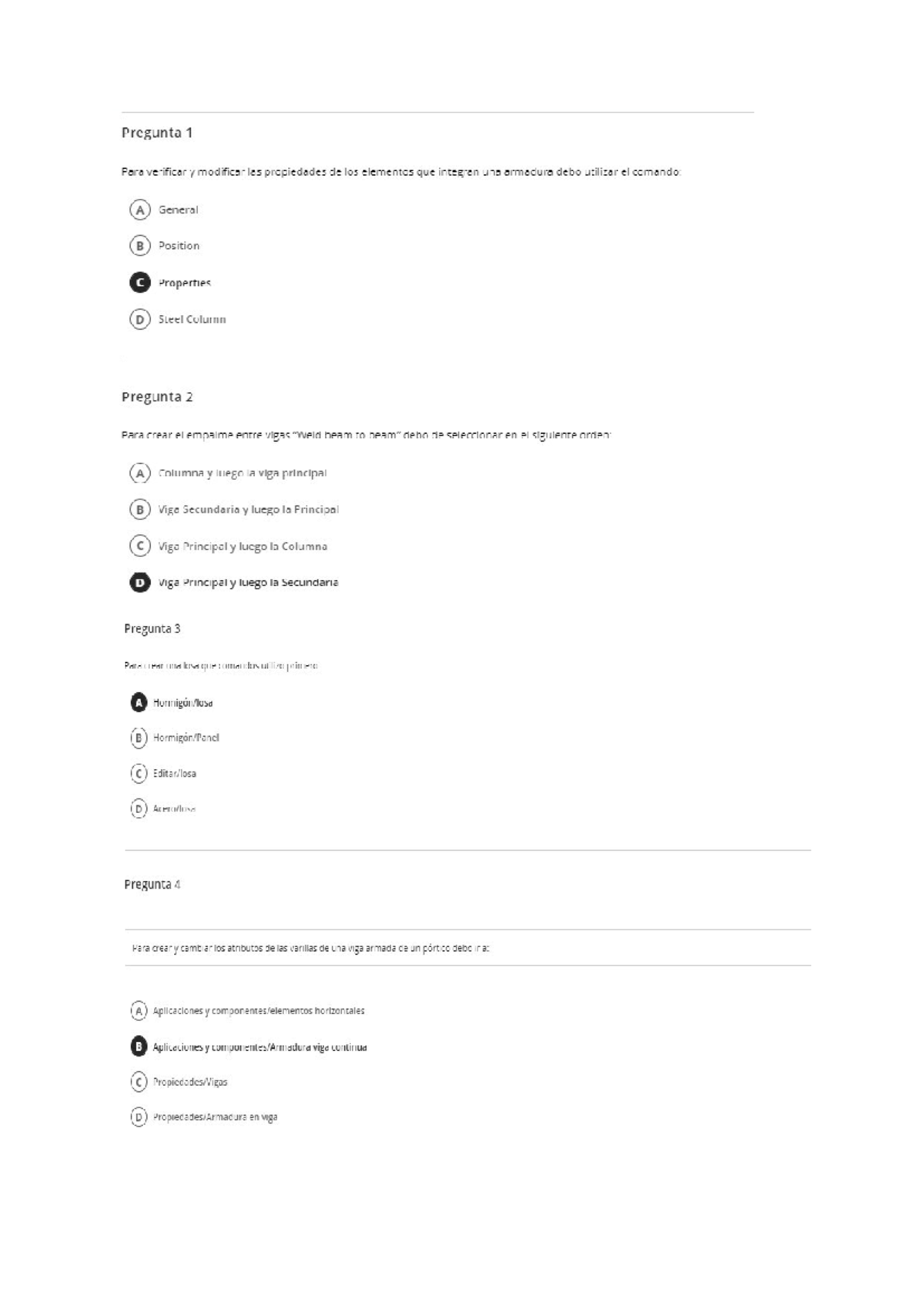 Quizz 3 - 20 - PC de Modelación: Preguntas y Respuestas - Studocu
