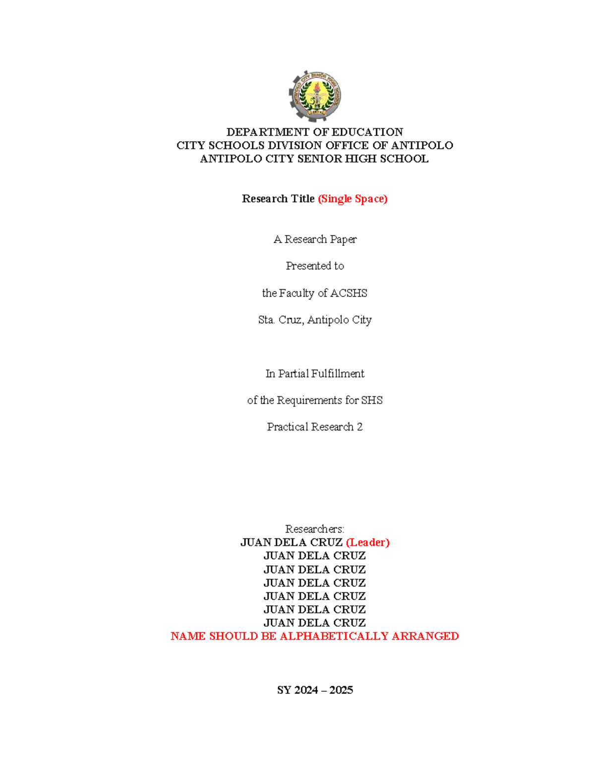 SHS Practical Research 2: Lesson 4 - Research Framework and ...