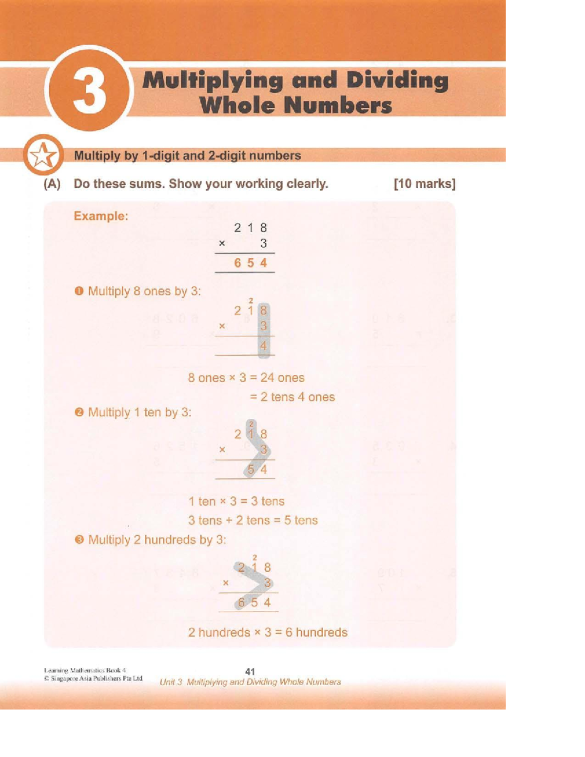 G4 Math Unit 3: Multiplying & Dividing Whole Numbers Exercises - Studocu