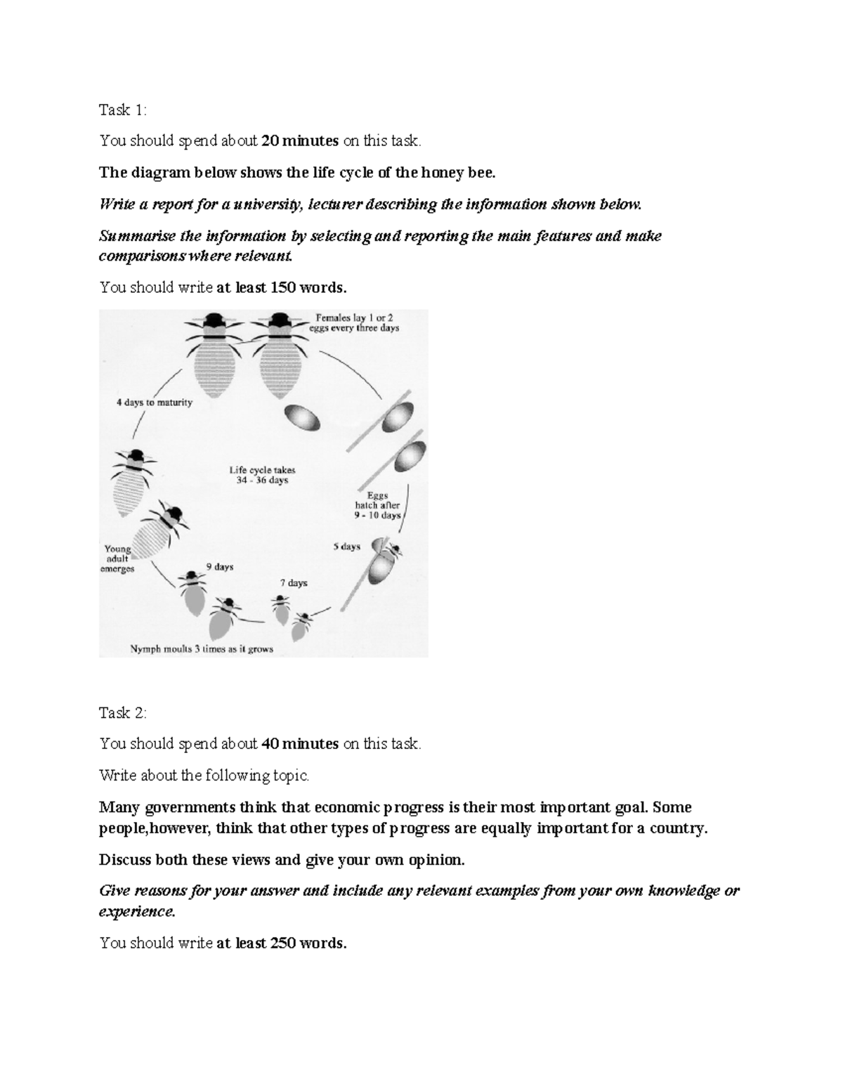 Writing Practice Test 4 - Task 1: You should spend about 20 minutes on ...