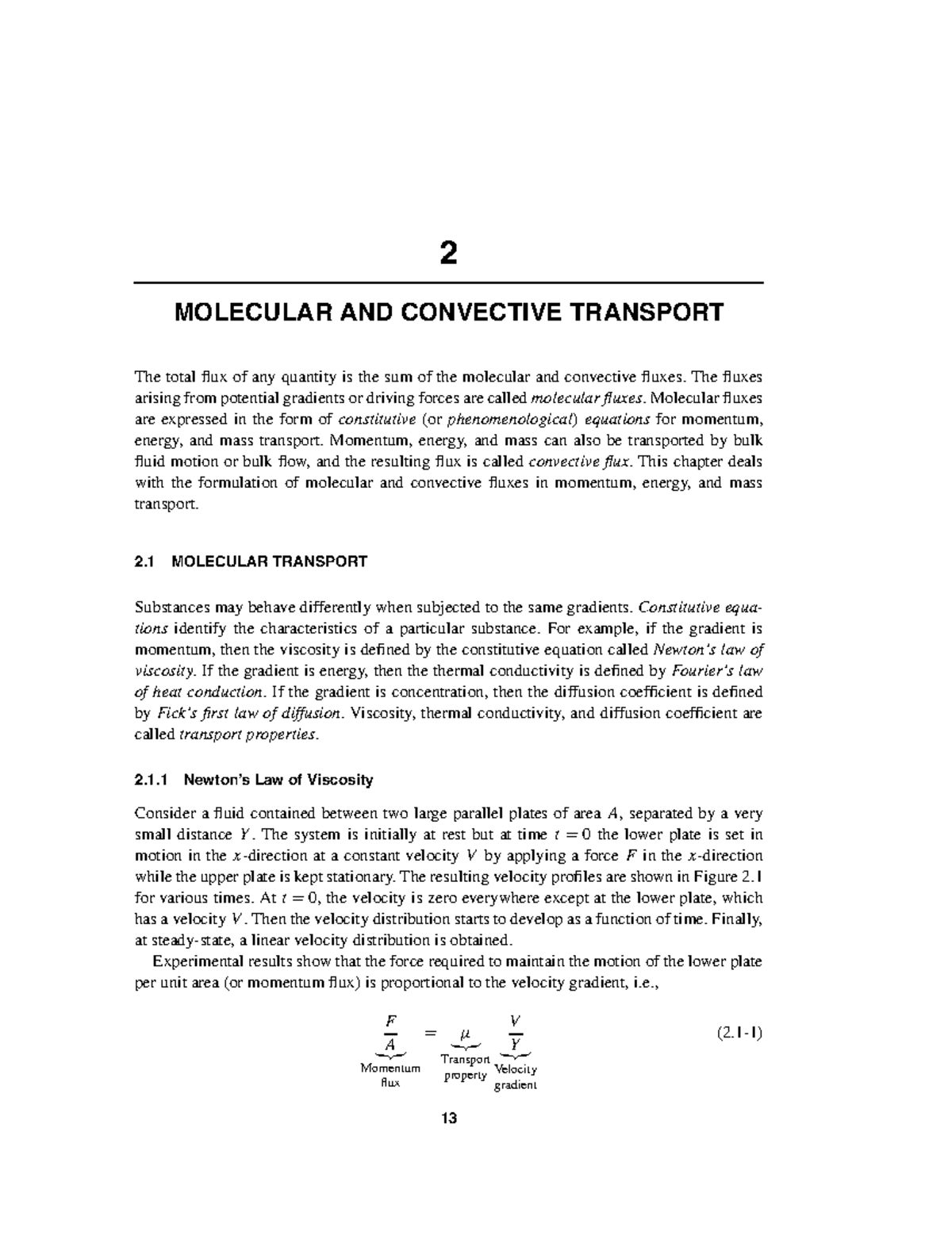 2- Molecular-AND- Convective- Transport 2007 Modeling-in-Transport ...