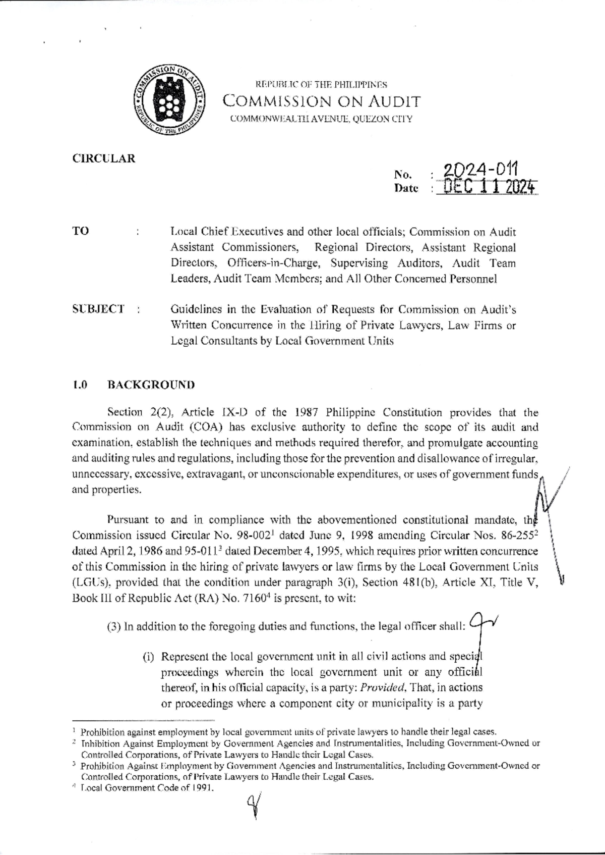 COA- Circular-NO - COA Circular - REPUBLIC OF THE PHILIPPINES ...