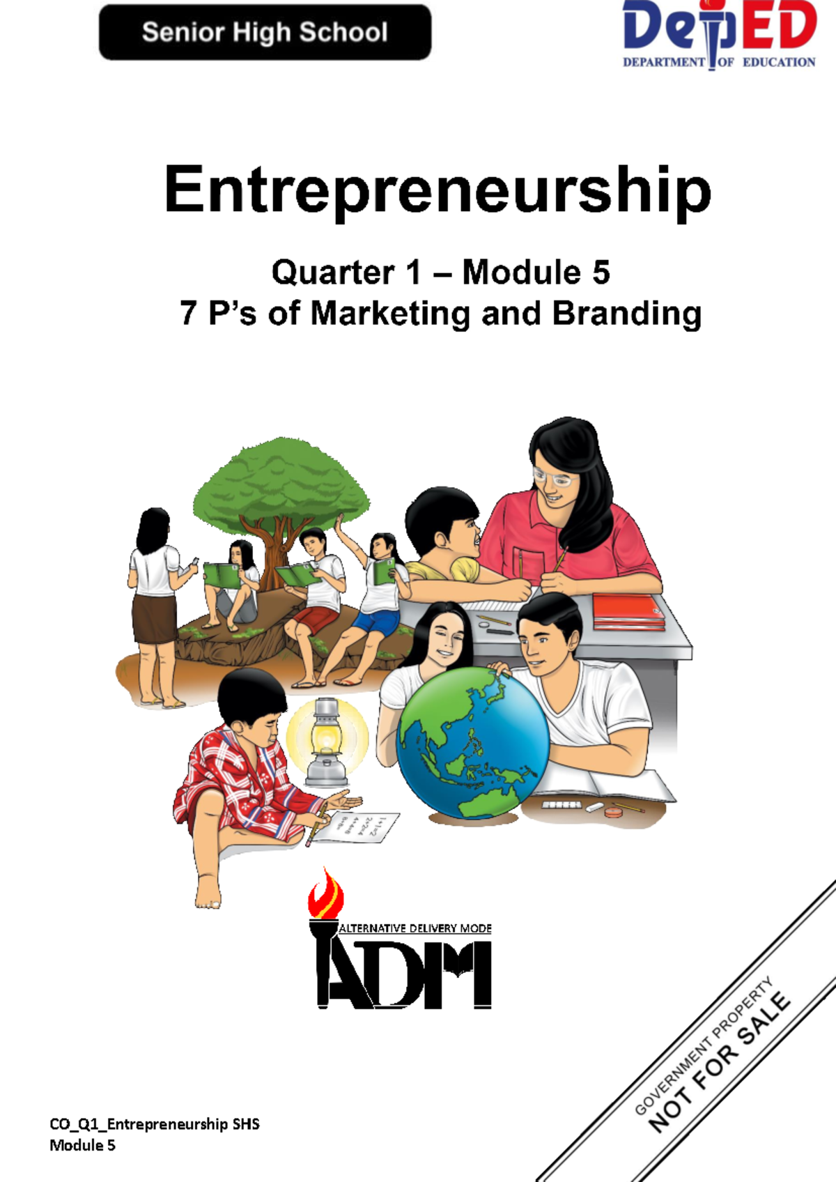 Entrep 12 Q1 M5: Marketing Mix and Branding Module Overview - Studocu