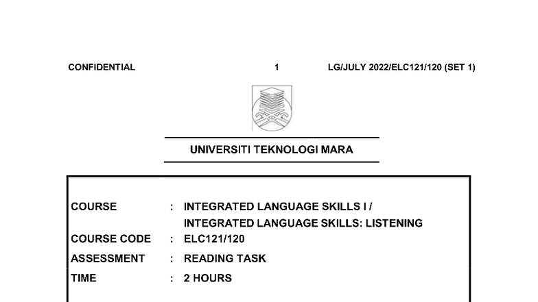 ELC121 - Reading Exercise 2: Understanding Deception and Its Impacts - Studocu
