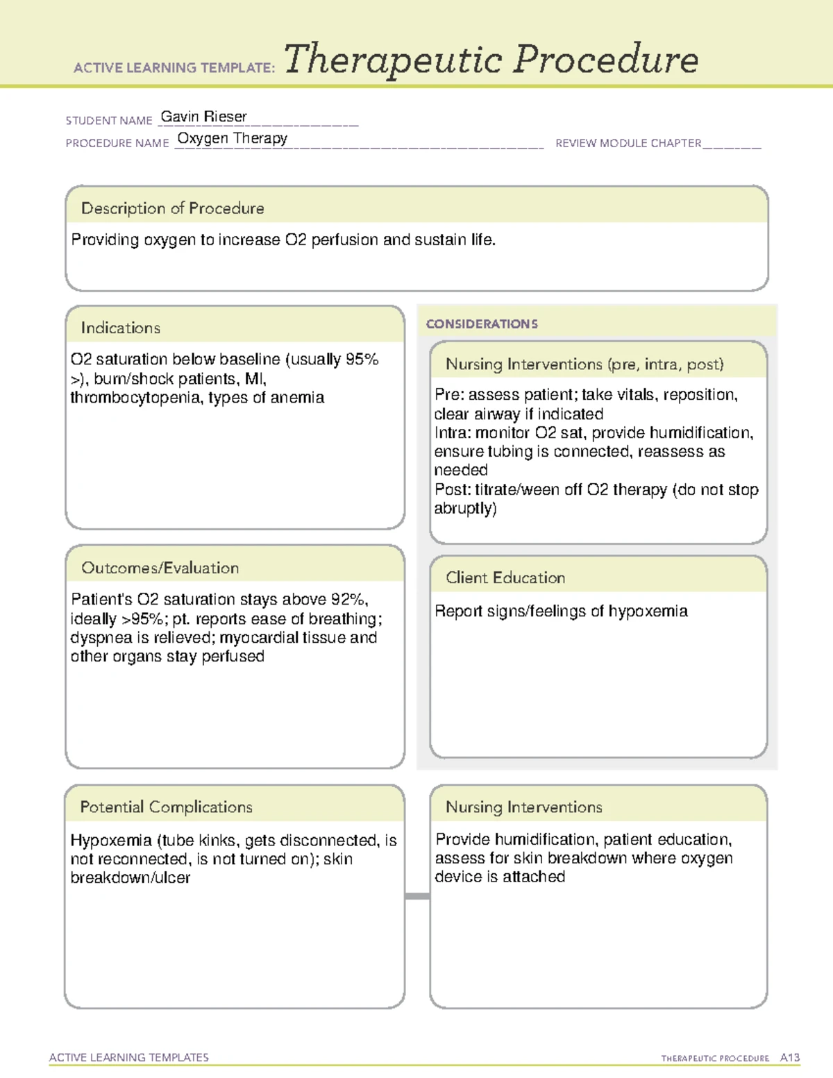 ATI system Disorder - Myocardial Infarction - ACTIVE LEARNING TEMPLATES ...
