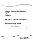 ENG1503 - Unisa - Academic English - Studocu
