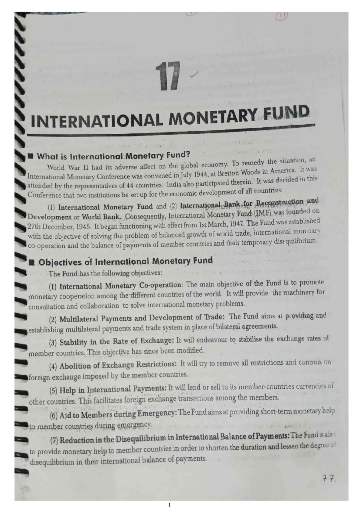 International Monetary Fund (IMF): Objectives, Functions, and India's ...