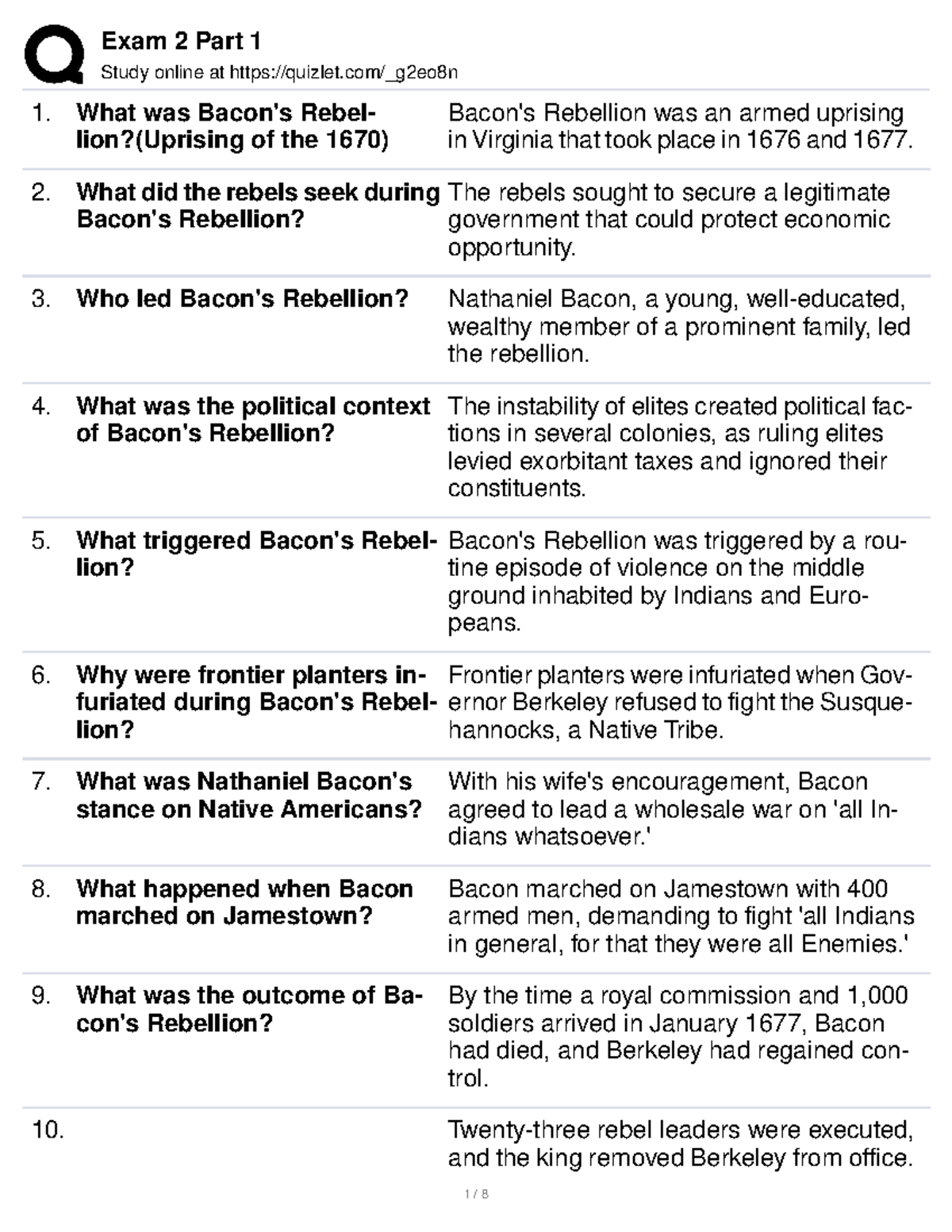 Colonial Resistance and Key Events Leading to the American Revolution ...