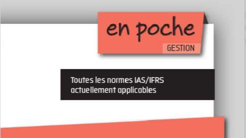 En Poche - Normes Comptables Internationales IFRS 2018-2019 - Studocu