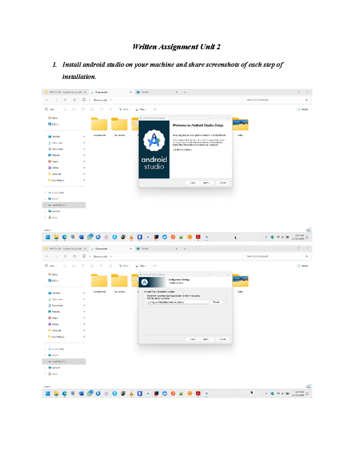 PA unit 2 - Mobile Application CS 4405 Unit 2 written assignment ...