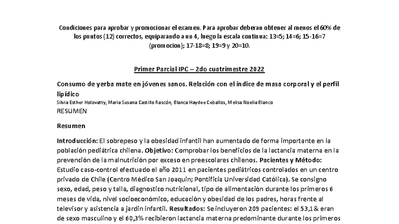 Modelo de Examen: Introducción al Pensamiento Científico IPC 2do ...