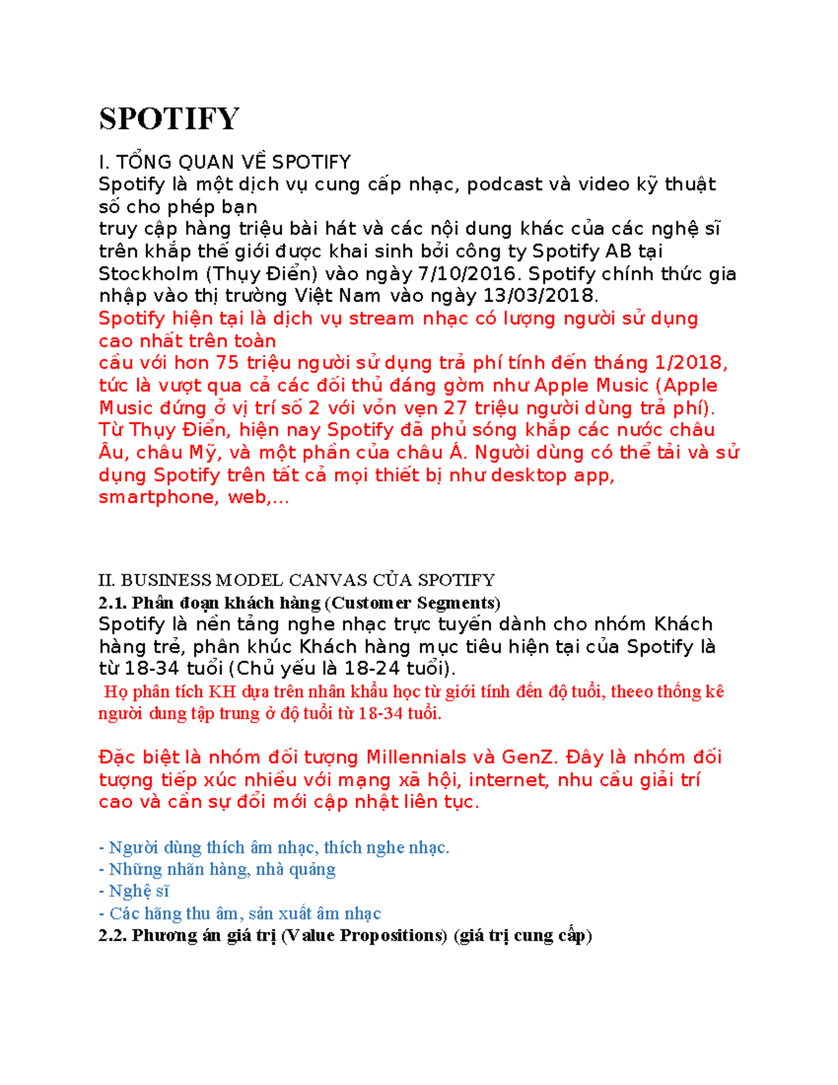 BMC Spotify: Phân Tích Mô Hình Kinh Doanh Của Dịch Vụ Nhạc Trực Tuyến ...