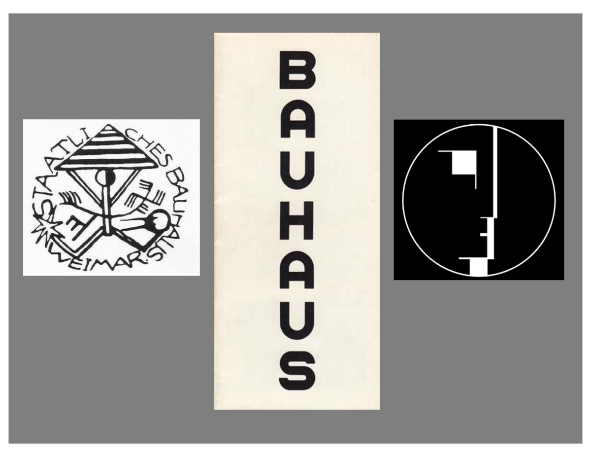 Bauhaus Principles: Form, Function, and Unity in Design - Studocu