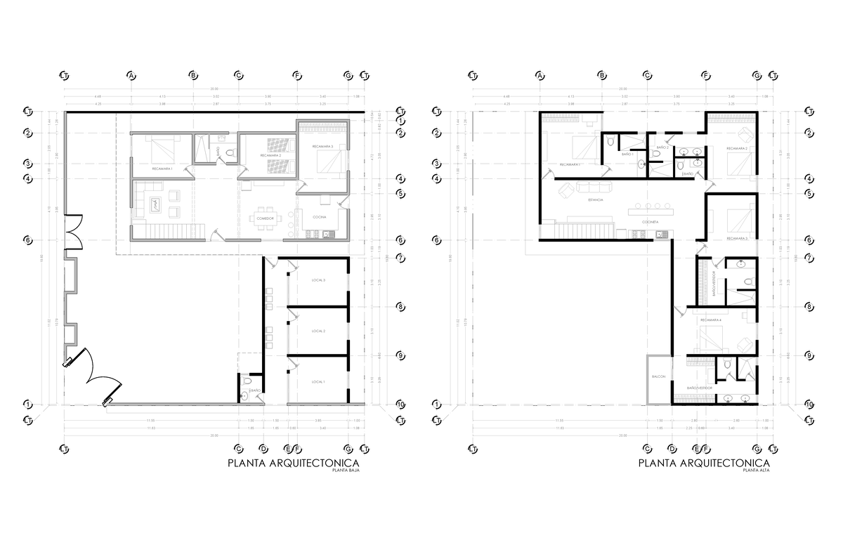 Proyectoo Y 15 04 25-ISO A1: Architectural Floor Plans Analysis - Studocu