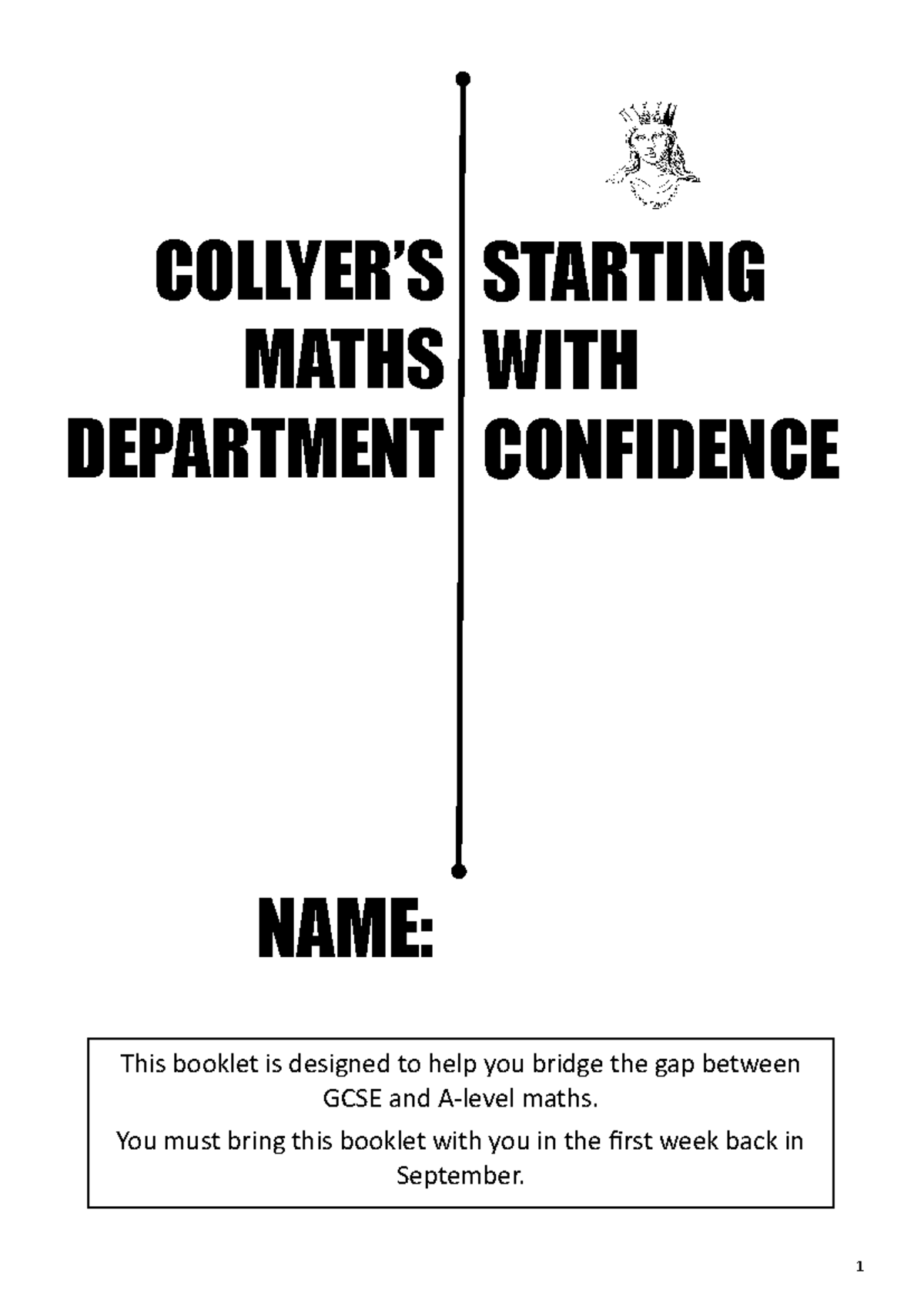 A Level Maths (Single) Summer Transition Work 2022-1 - Studocu
